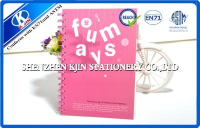 China Cuaderno del papel de A5 Kraft/cuadernos espirales modificados para requisitos particulares de la dirección de la escuela en venta