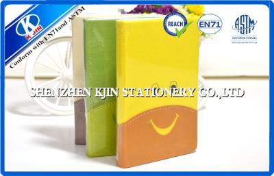 China A6 grabó en relieve el cuaderno de cuero con EN71, cuaderno duro de la PU de la cubierta en venta