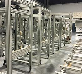 China Aluminum Standard Modular Assembly System for sale
