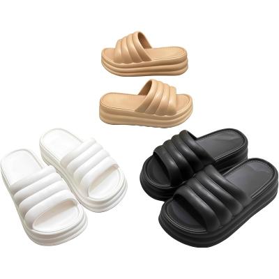 China EVA Platform Slides Solid Color Casual Sandals for sale