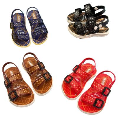 China Kids PVC Sandals with Adjustable Buckle - Durable, Non-Slip, and Waterproof for sale