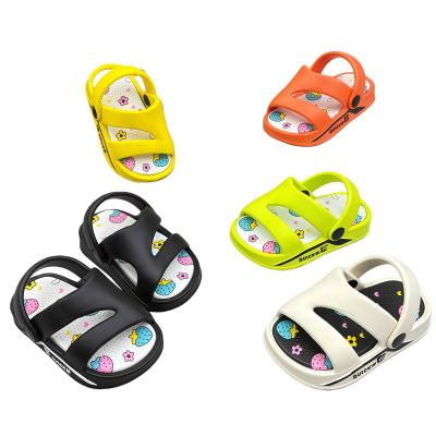 China Kids EVA Sandals with Colorful Polka Dot Pattern - Lightweight, Non-Slip, and Waterproof for sale