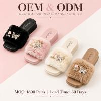 China Butterfly Patch Slides with Colour Matched Sole | Source Factory Supply for sale