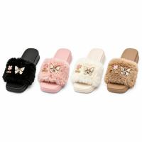 China Butterfly Patch Slides with Colour Matched Sole | Source Factory Supply for sale