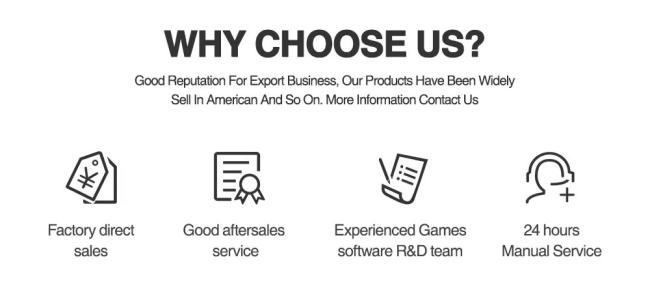 Front view of Xunying claw machine