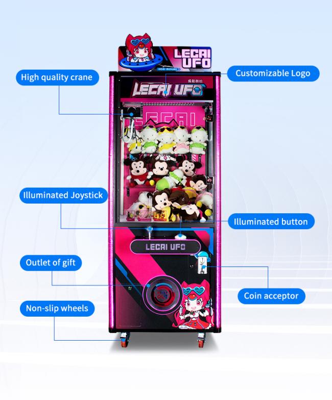 Close-up of the claw mechanism in operation