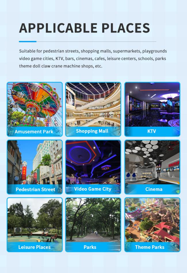 Detailed view of prize retrieval area