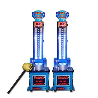 China Coin Pusher Hammer Arcade Machine High Striker Children boxing for sale