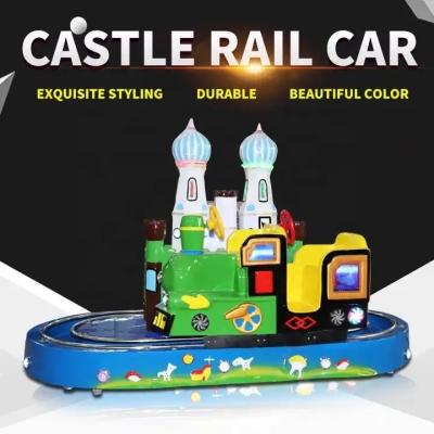 China Trackless Train Coin Operated Carousel Kiddie Ride Merry Go Round For 1 Player for sale