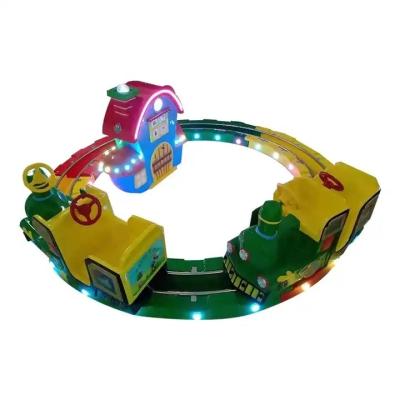 China Trackless Train Coin Operated Carousel Kiddie Ride Merry Go Round For 1 Player for sale