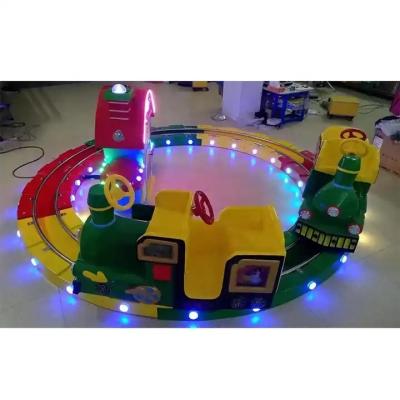 China Trackless Train Coin Operated Carousel Kiddie Ride Merry Go Round For 1 Player for sale