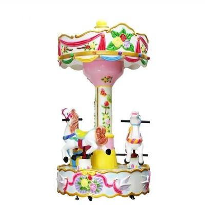 China ODM Coin Operated Carousel Ride Amusement Park Horse Carousel Kiddie Ride for sale