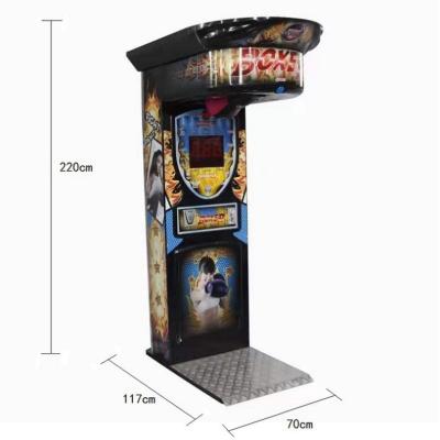 China Coin Operated Boxing Arcade Machine Big Punchbag 220V for sale