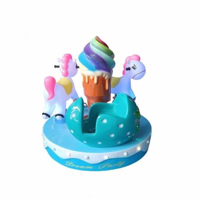 China 3 Seats Fun Carousel Kiddie Ride Amusement Doll Machine Customized for sale