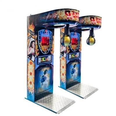 China Coin Operated Boxing Arcade Machine Big Punchbag 220V for sale