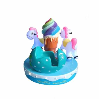 China 3 Seats Fun Carousel Kiddie Ride Amusement Doll Machine Customized for sale
