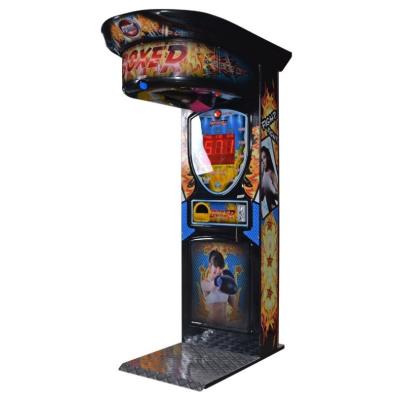 China Coin Operated Boxing Arcade Machine Big Punchbag 220V for sale