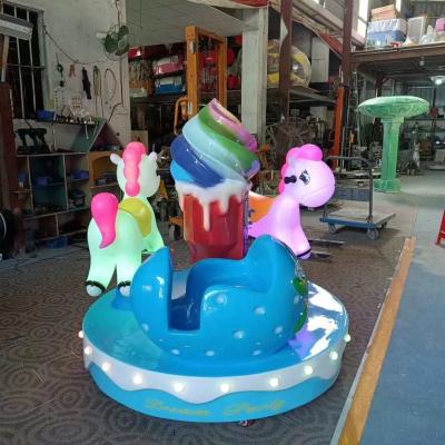 China 3 Seats Fun Carousel Kiddie Ride Amusement Doll Machine Customized for sale