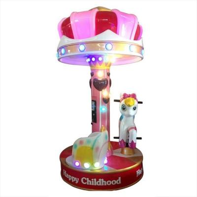 China Coin Operated Carousel Kiddie Ride Horse Game Machine 230V OEM for sale