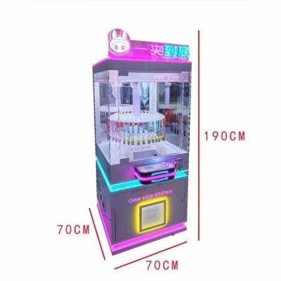 China Customized US PLUG Design Attractive Clamp Vending Game Machine for Winning Prizes for sale