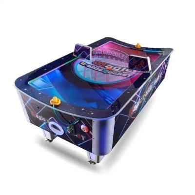 China Plastic Coin Operated Curved Arcade Air Hockey Table machine Video Games Simulator for sale