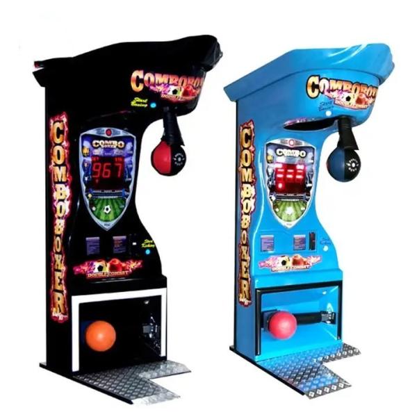 Quality Custom Coin Operated Punch Ball Machine Boxing Hit Machine Indoor Adults Sport Games for sale