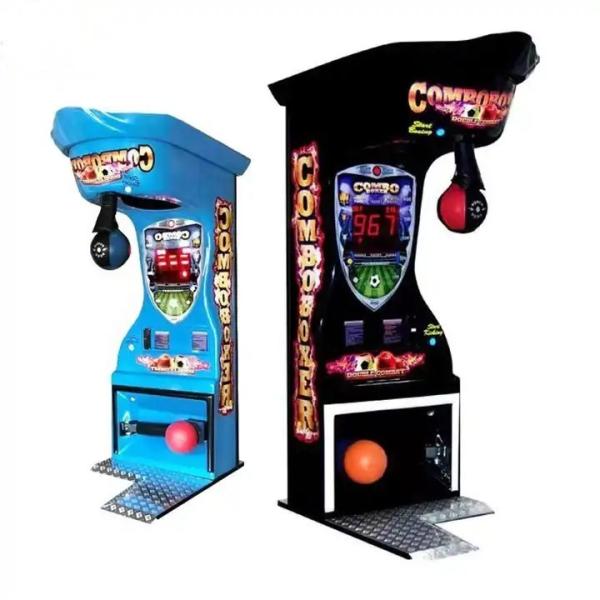 Quality Custom Coin Operated Punch Ball Machine Boxing Hit Machine Indoor Adults Sport for sale