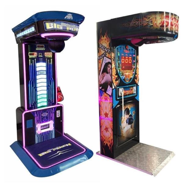 Quality Custom Coin Operated Punch Ball Machine Boxing Hit Machine Indoor Adults Sport for sale
