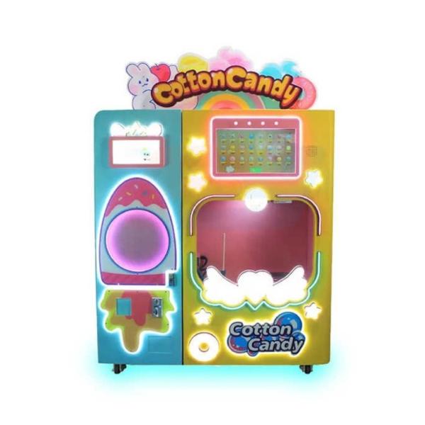 Quality Customized Automatic Mini Cotton Candy Machine Vending Plastic Material for sale
