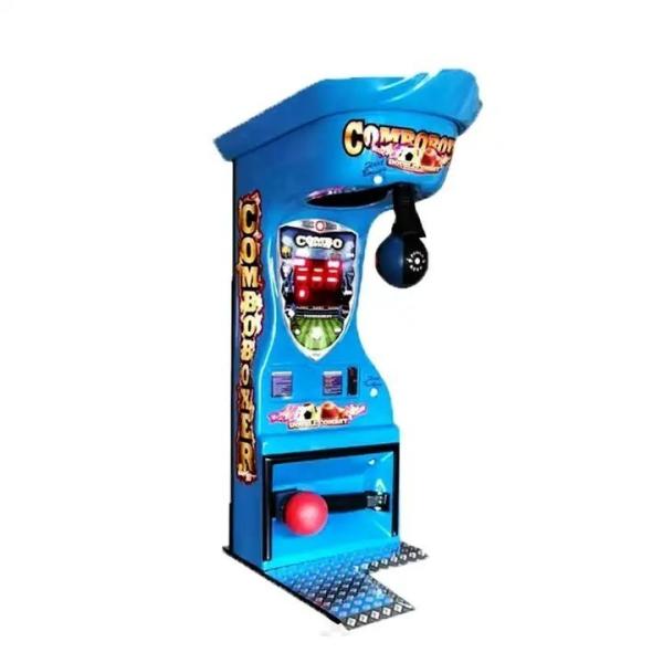 Quality Custom Coin Operated Punch Ball Machine Boxing Hit Machine Indoor Adults Sport for sale