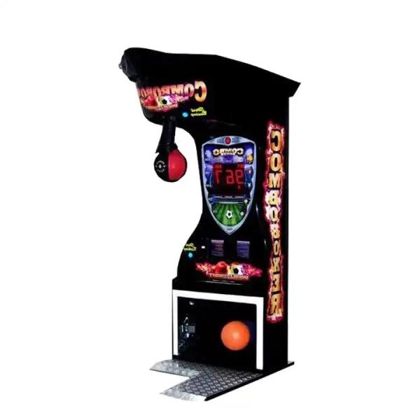 Quality Custom Coin Operated Punch Ball Machine Boxing Hit Machine Indoor Adults Sport for sale
