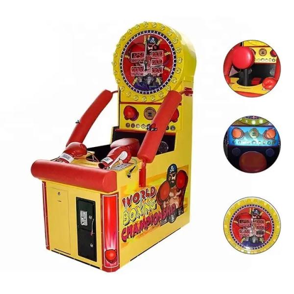 Quality Coin Operated Indoor Playground Boxing Punch Machine Arcade 1 Player for sale