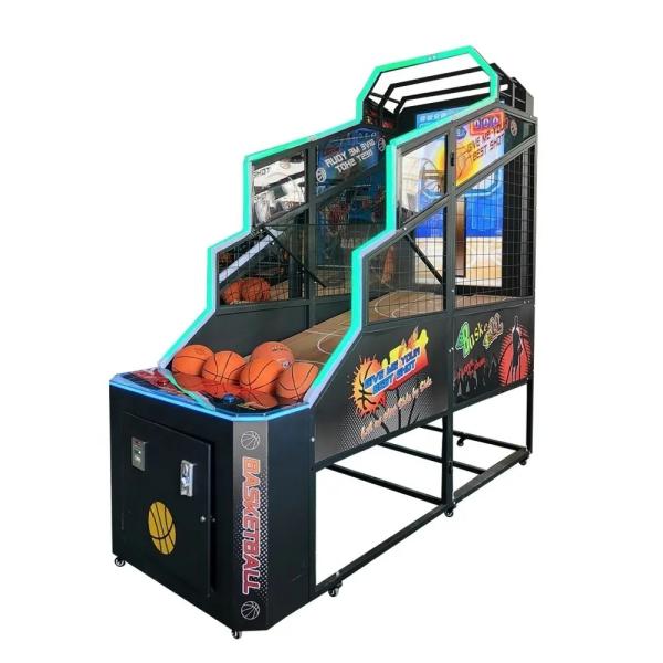 Quality Mini Mobile Arcade Basketball Machine Entertainment Sports Tickets Game OEM for sale