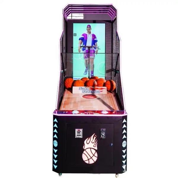 Quality 1 Player 3D Screen Arcade Electronic Basketball Shooting Game Machine 55 Inch Monitor for sale