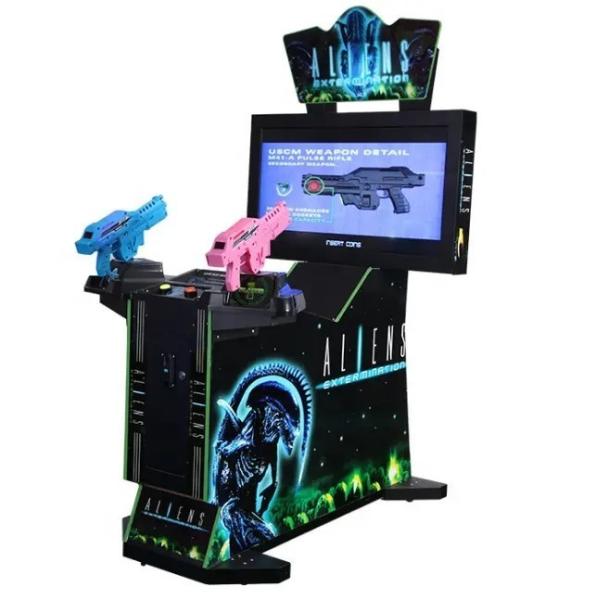 Quality Join the Action 2 Players 42" Aliens Extermination Shooting Game for Ticket for sale