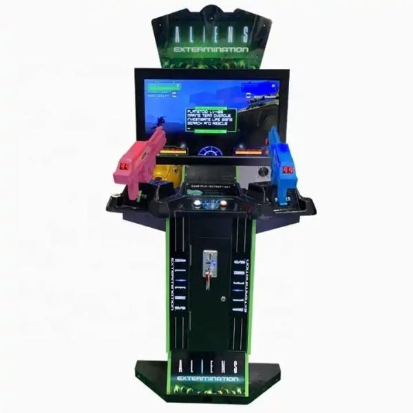 Quality Join the Action 2 Players 42" Aliens Extermination Shooting Game for Ticket for sale