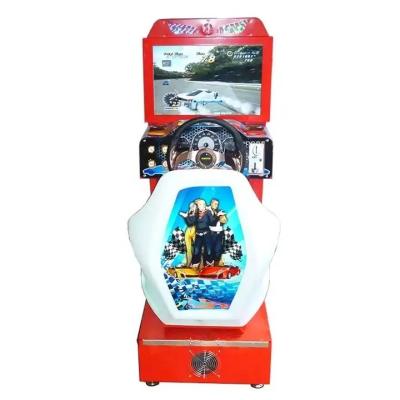 China Plastic Racing Arcade Game Machine for Good Profit Picture Coin Operated Racing Car Game for sale