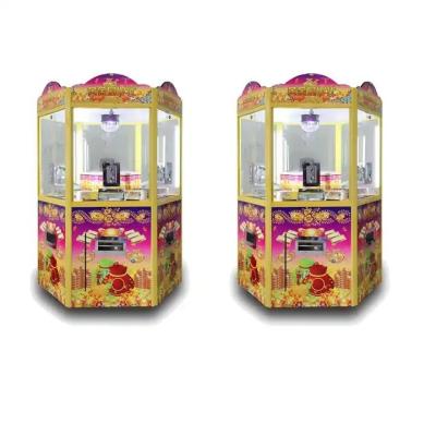 China 6 Player Mini Coin Pusher Arcade Game Machine Wheel Fortune Bonus for sale