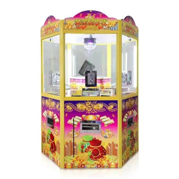 Quality 6 Player Mini Coin Pusher Arcade Game Machine Wheel Fortune Bonus for sale
