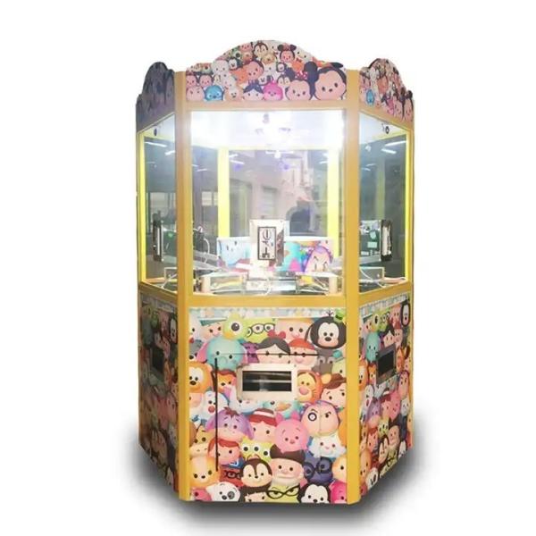 Quality 6 Player Mini Coin Pusher Arcade Game Machine Wheel Fortune Bonus for sale