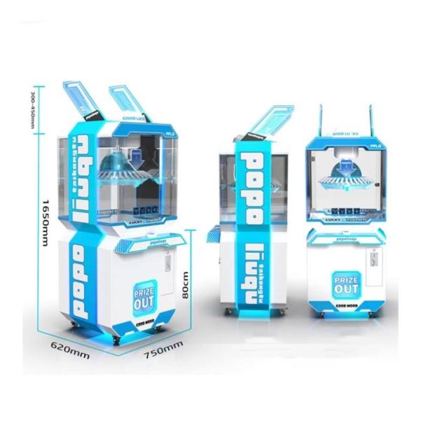 Quality Lucky Push Electric Mini Crane Machine Hit Clip Prize Game Tabletop Claw Machine for sale