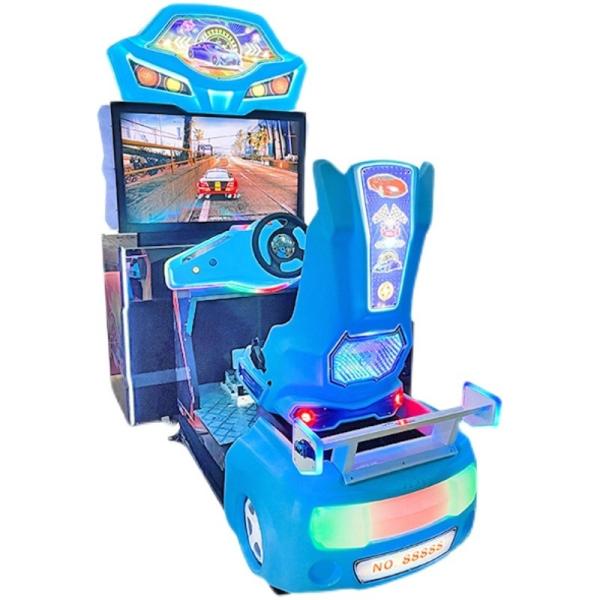 Macchina di gioco per bambini di corse con sistema operato da moneta