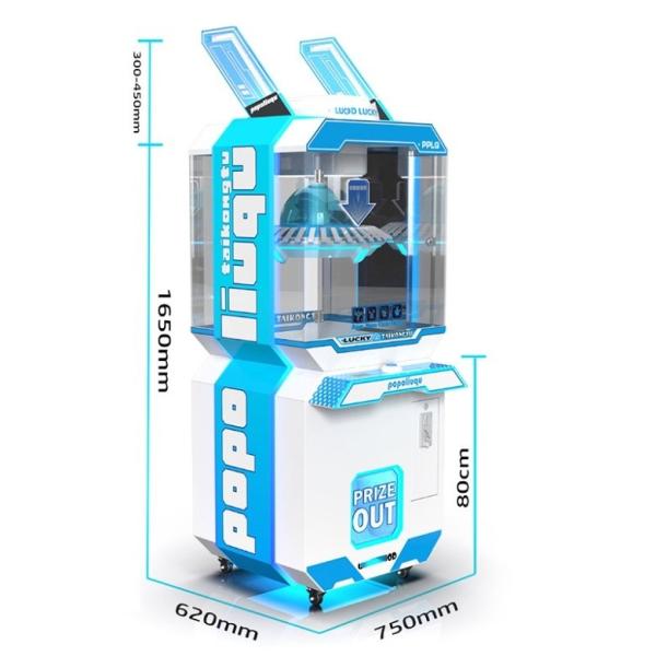Quality Lucky Push Electric Mini Crane Machine Hit Clip Prize Game Tabletop Claw Machine for sale