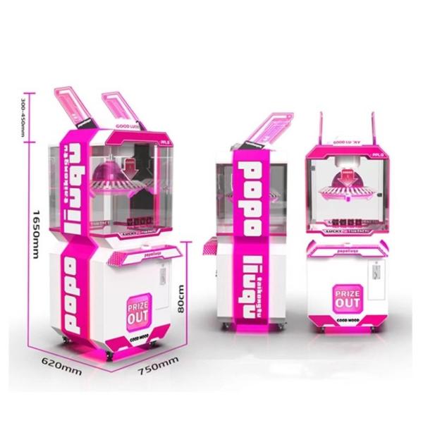 Quality Lucky Push Electric Mini Crane Machine Hit Clip Prize Game Tabletop Claw Machine for sale