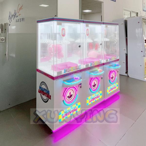 Quality Coin Operated Mega Mini Claw Machine Candy Keychain Plush Toy Arcade Custom for sale