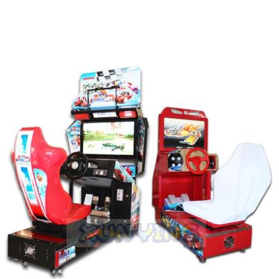China 32 Inch Screen Car Race Video Game Machine for Indoor Entertainment and Excitement for sale