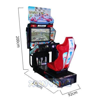 China 32 Inch Screen Car Race Video Game Machine for Indoor Entertainment and Excitement for sale