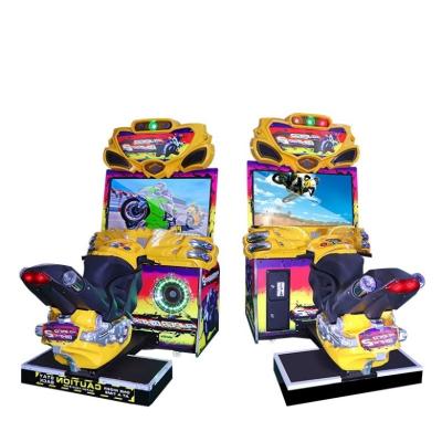 China 3D Video Arcade Motorcycle Racing Arcade Machine 2 Player CE Certificated for sale