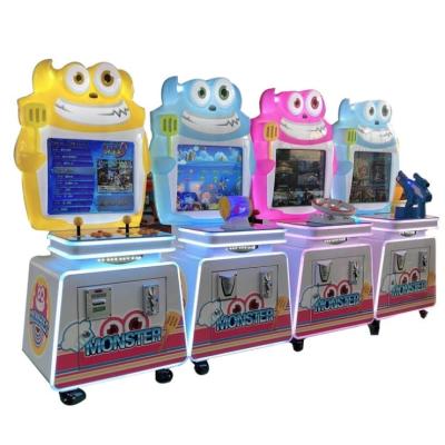 Cina 19 pollici bambini interno moneta azionato pesca guida auto sparatutto macchina di gioco parkour in vendita