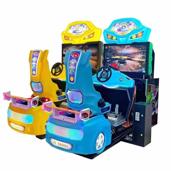 Quality Indoor 2 Players Racing Arcade Machine Video Car Simulator for Amusement for sale
